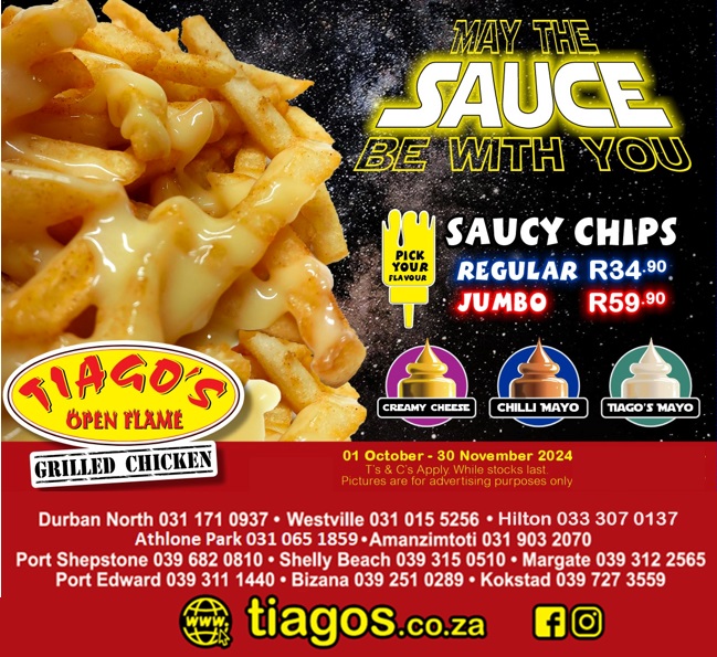 Tiagos Take away South Coast - Tiago's Open Flame Grilled Chicken