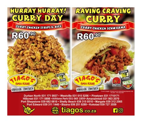 Tiagos Take away South Coast - Tiago's Open Flame Grilled Chicken